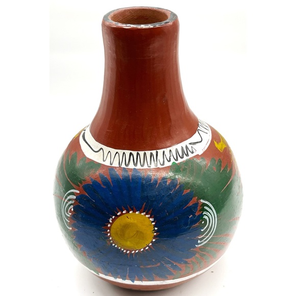 unbranded | Accents | Mexican Folk Art Pottery Cantaro De Barro Vase ...